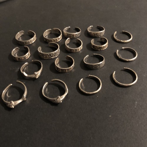 STERLING SILVER 925 Lot Rings M37 Navajo Toe Turtle Sun Dolphin Flower Stamp Mom | eBay