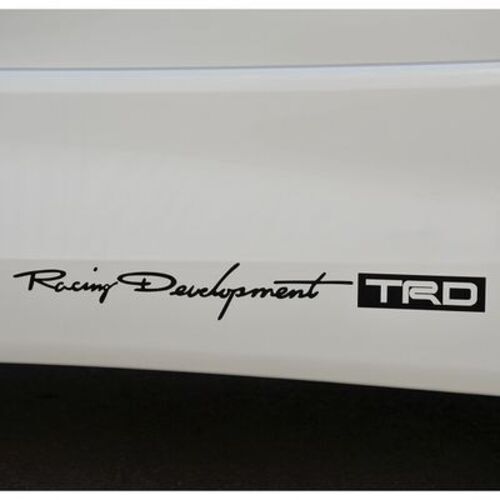 TRD Official Merchandise RACING DEVELOPMENT Decal Vinyl Sticker12.3"×1. ...