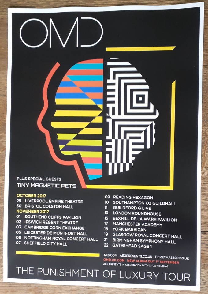 OMD - live band music show 2017 TOUR promotional tour concert gig ...