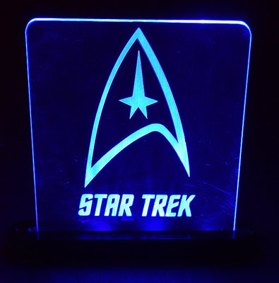 Star Trek LED Lighted Acrylic Sign | eBay