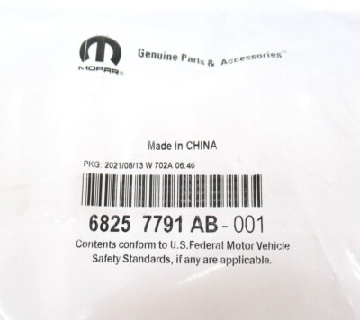 Genuine OEM Mopar Jeep 68257791AB Engine Air Filter 2007-2020 Wrangler ...