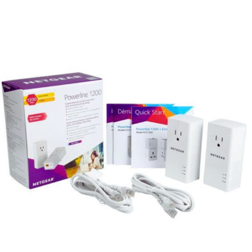 Netgear PLP1200 Speedy WiFi Range Extender 4K HD Streaming 1200 MBPS ...