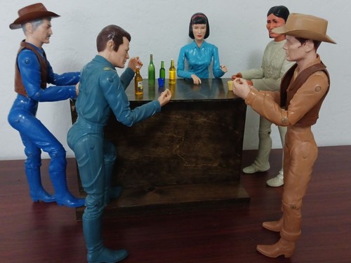 Marx Johnny West Bank Robbin' Stella!! Made in the USA!! | eBay