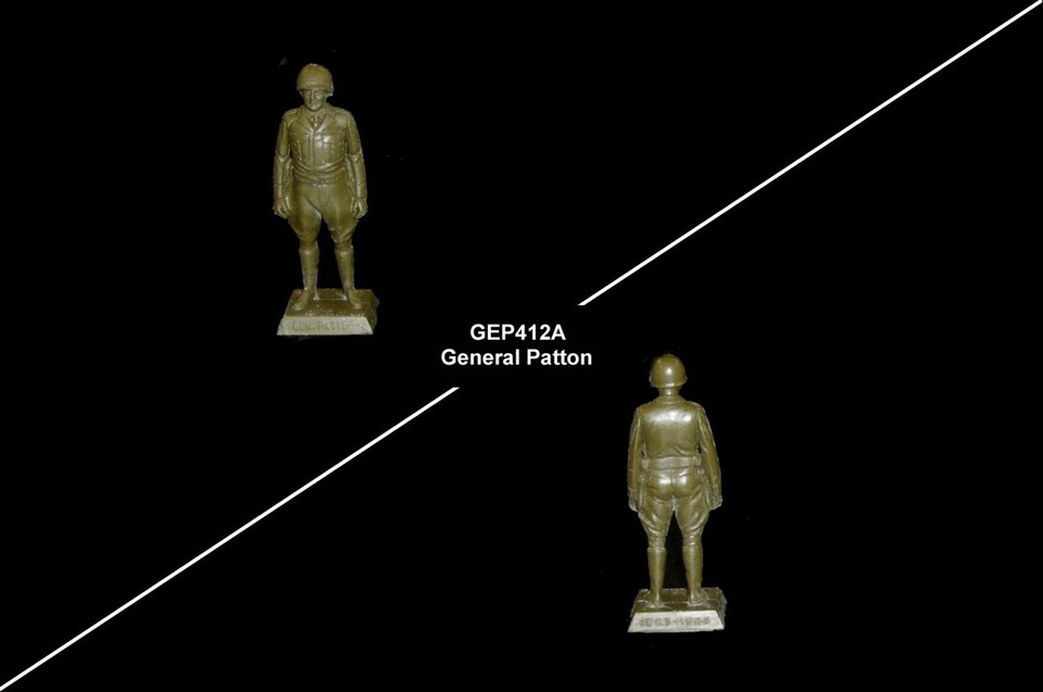 WWII MARX Generals Patton Rommel Montgomery WOW resin 60mm toy soldiers ...