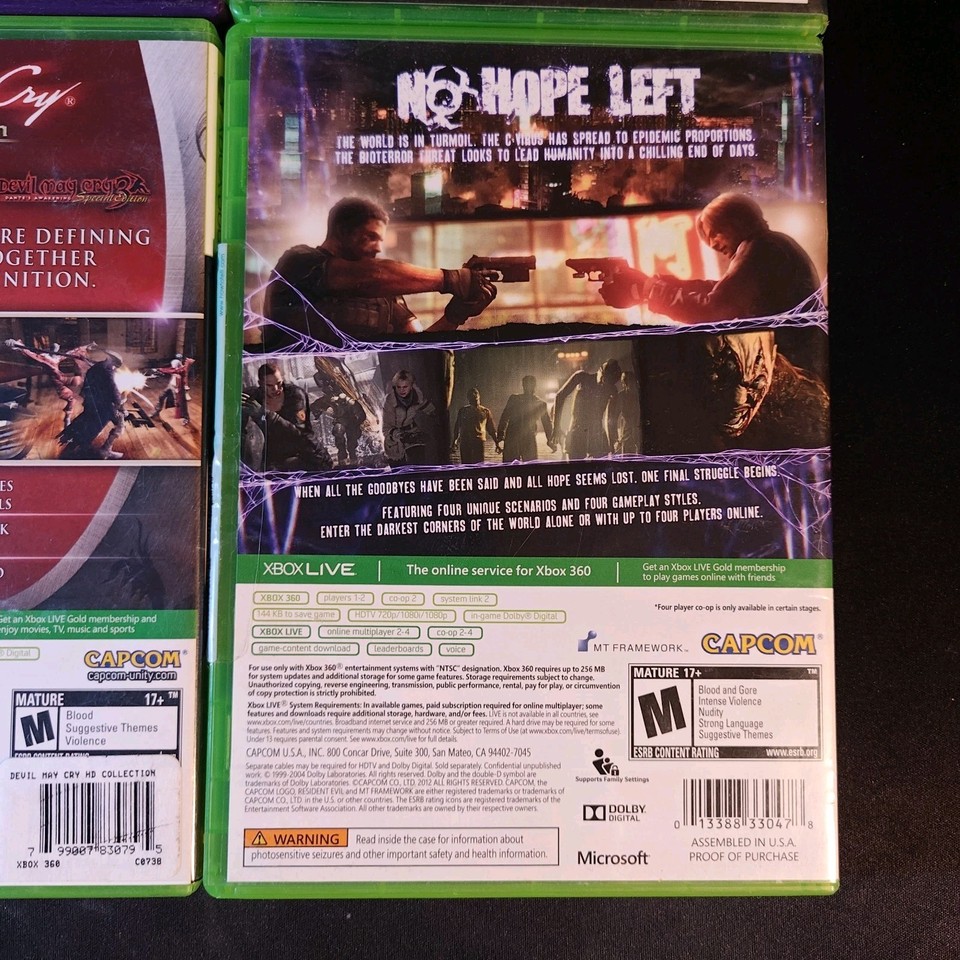 Lot of 6 Xbox 360 Games Mortal Kombat vs DC Devil May Cry & More | eBay