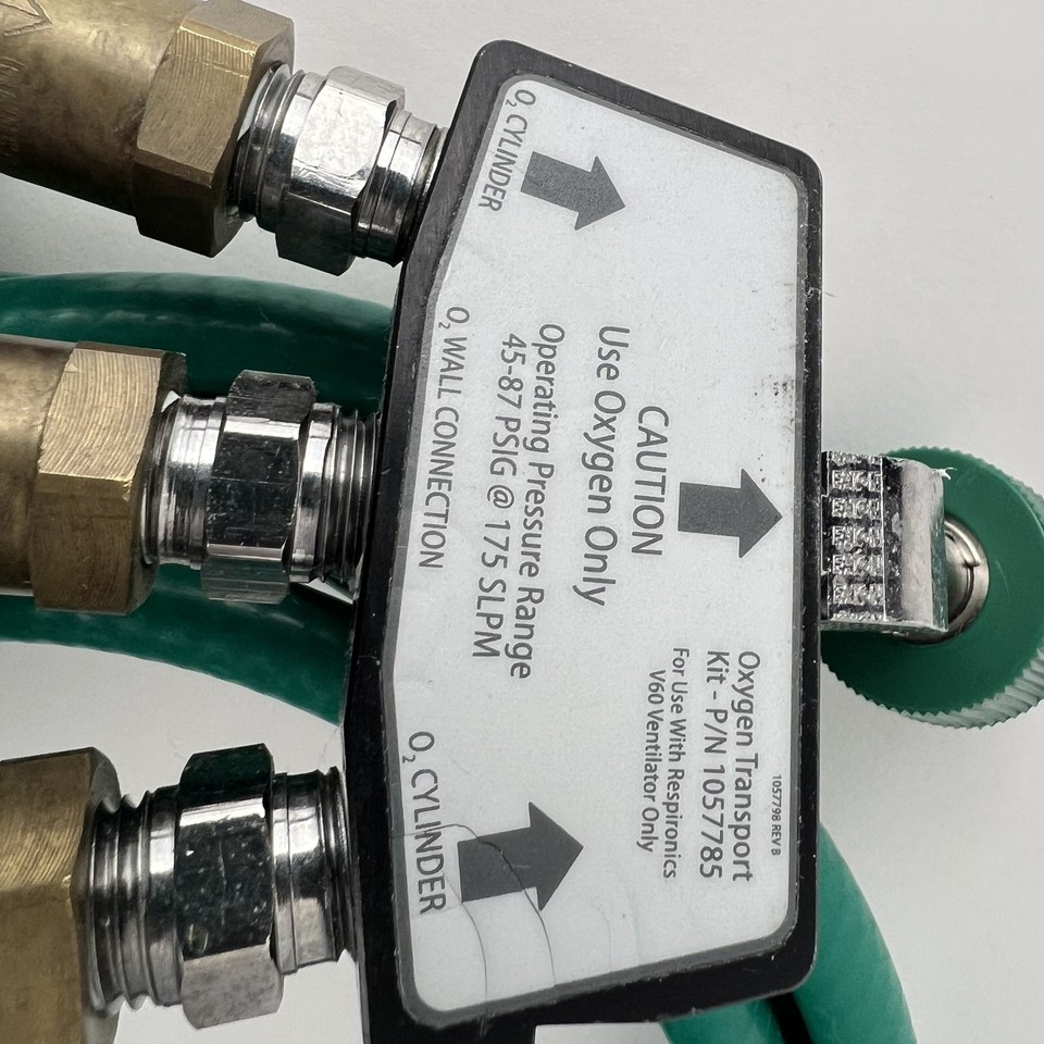 Oxygen Transport Kit High Pressure Wall Connection Fittings O2 For ...