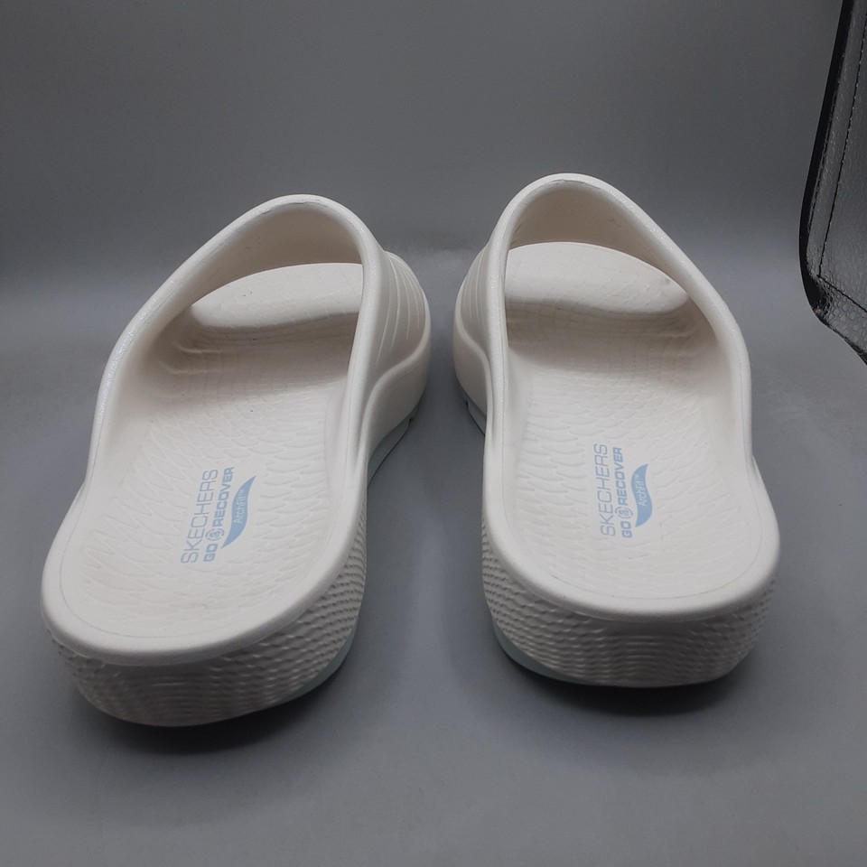 Skechers GO RECOVER Arch Fit Recovery Slide Sandals Women's 7M Natural ...