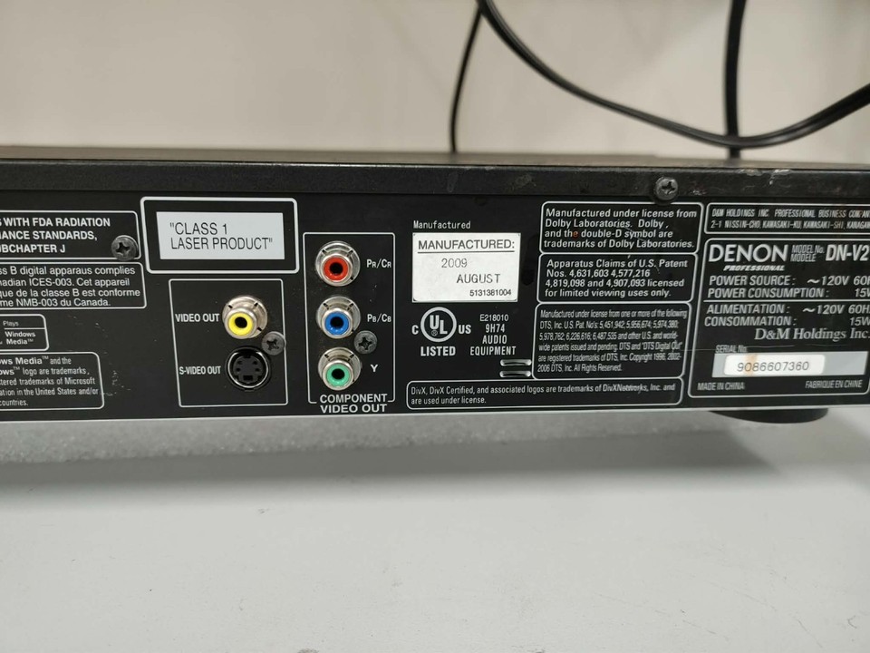 Denon DN-V210 Professional Progressive Scan HDMI DVD Player | eBay