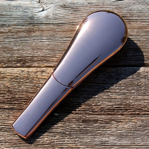 3.8" Rose Gold Metal Smoking Pipes Zine Alloy Bowl for Smoke Magnet Lid ...