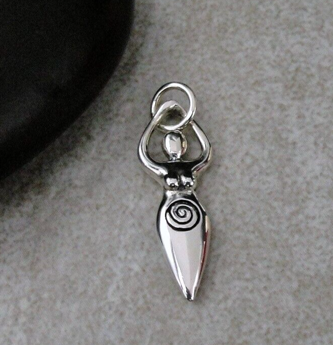 925 Sterling Silver Fertility Goddess Charm - Pregnancy Infertiltity ...