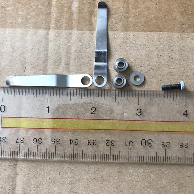 1 Pair of Vintage fisher scientific microscope stage clips Missing ...