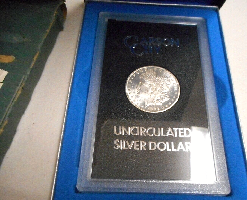 1882-Carson City Morgan Dollar Uncirculated - Box, Paper & Original ...
