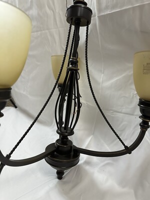 3 chain ceiling light fixture | eBay