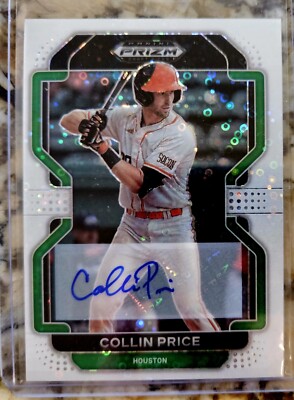 2022 Prizm Draft Picks Collin Price White Disco Prizm Autograph Auto ...