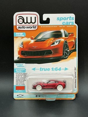 Auto World Ultra Red Chase Sports Cars 2019 Chevy Corvette Z06 Rel 2 ...