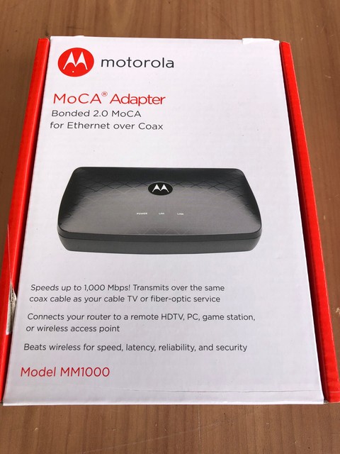 Motorola MM1000 Moca 2.0 Bonded Adapter for sale online | eBay