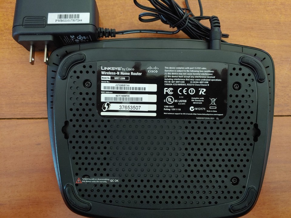 Linksys Cisco Wireless High Speed Home WiFi Network Router 4-Port LAN ...