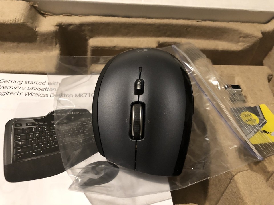 Logitech MK710 Wireless Desktop Keyboard and Mouse w/Unifying Recever ...