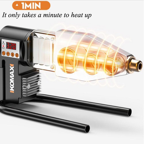 1000W 220V Water Pipe Fuser AC Plug Machine For Welding Pvc Tube Welder ...