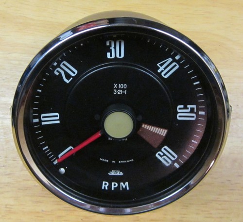 Sunbeam Alpine III Smiths Jaeger Tachometer RN 1316/00 Tach Nice Orig ...