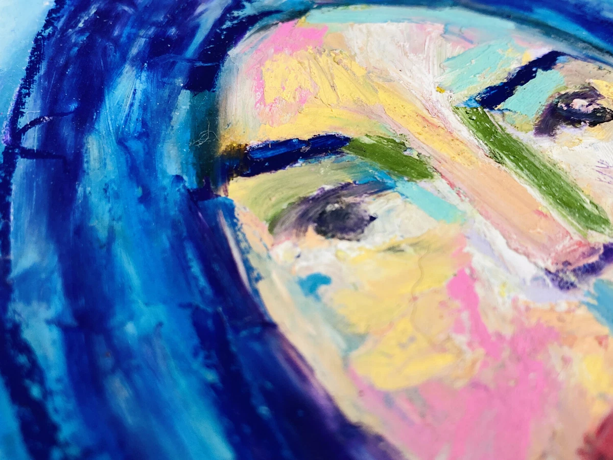 Oil Pastel Drawings Of Faces