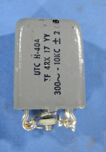 UTC H-40A Transformer 300~ -10KC +- (FREE & FAST SHIPPING!) | eBay