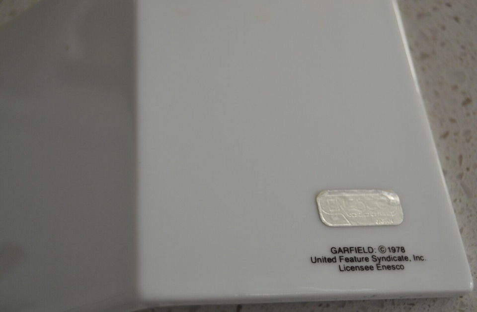 Garfield The Cat GROWING & BEING OLD Vintage 70's Standing Porcelain ...