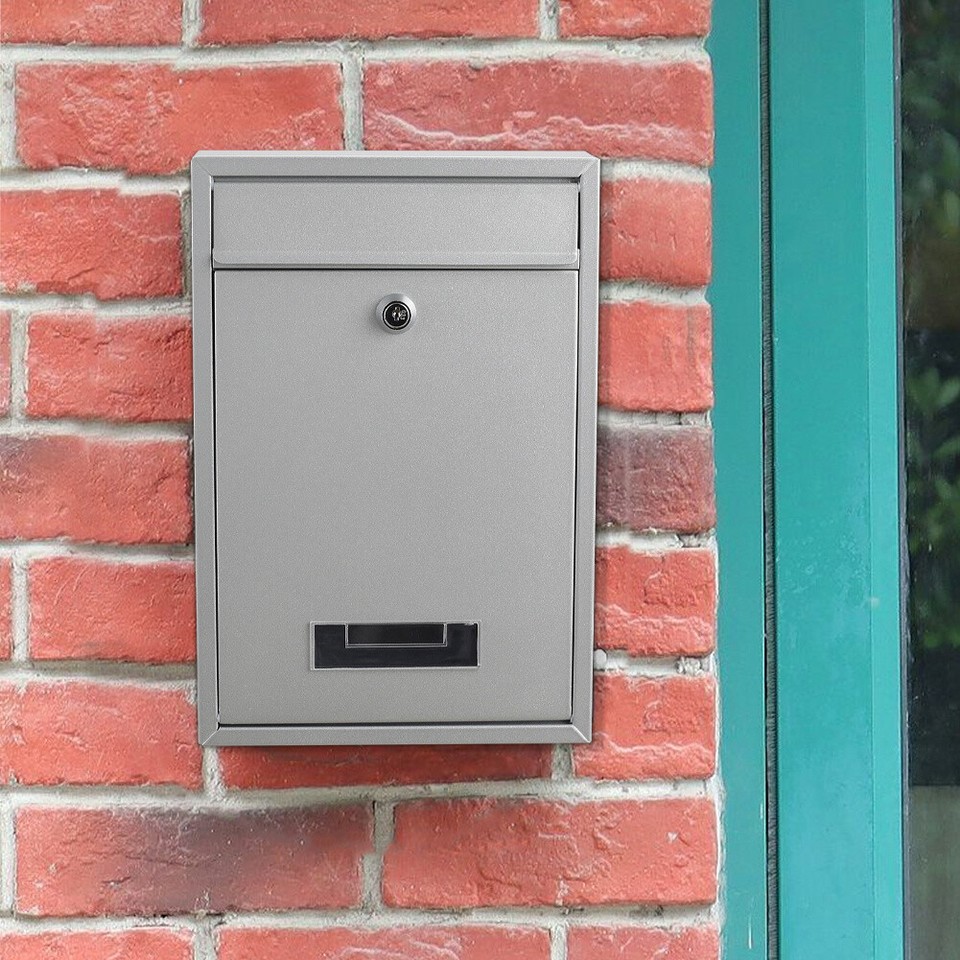 Outdoor Parcel Delivery Box Security Post Parcel Letter Drop Box ...