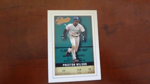 2002 FLEER AUTHENTIX # 103 PRESTON WILSON BASEBALL CARD | eBay