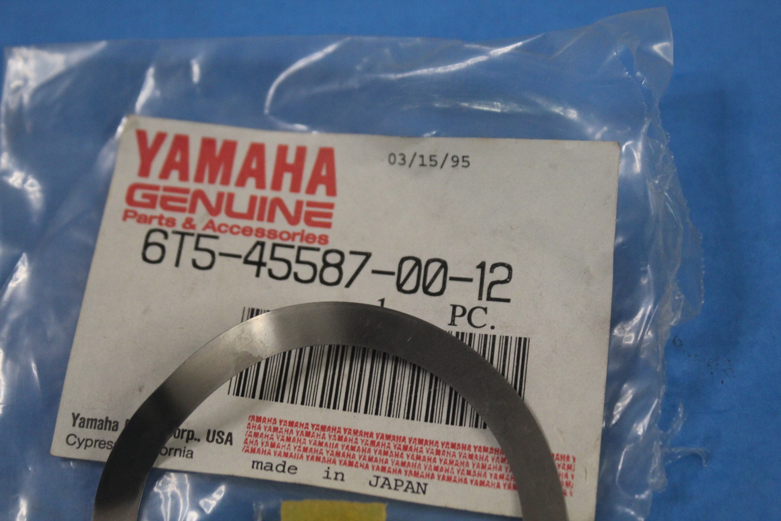 GENUINE YAMAHA SHIM 6T5-45587-00-12 OEM (G3) for sale online | eBay