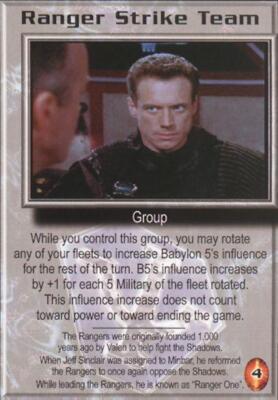 Babylon 5: Ranger Strike Team [Ungraded] from set B5 Premiere B5 ...