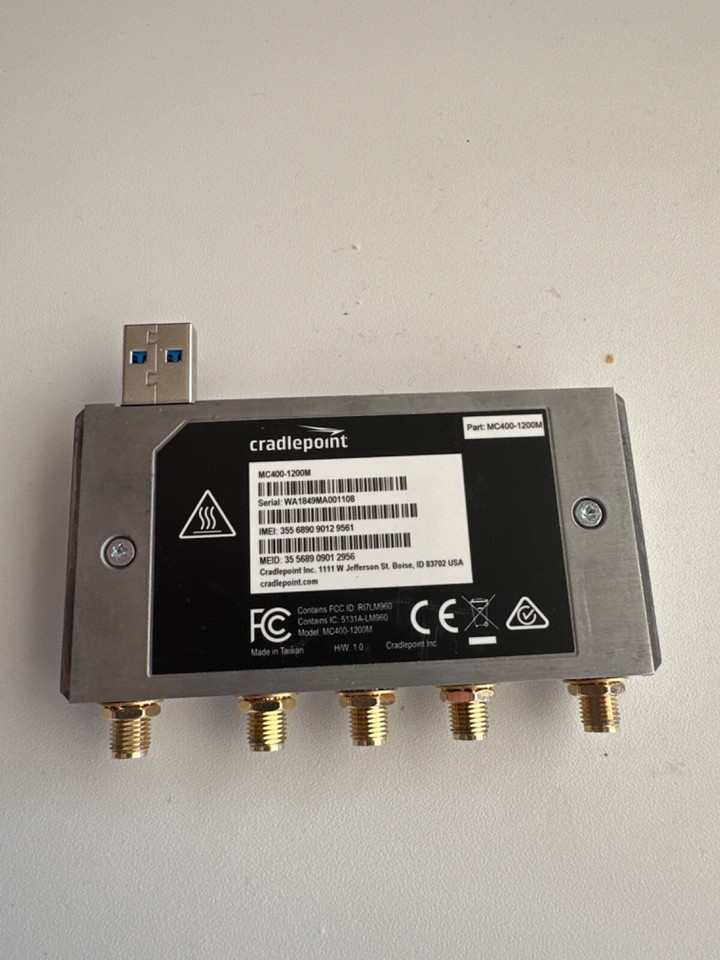 CradlePoint AER2200 Series Router with MC 400-1200 cat 18 dual sim ...