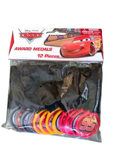 Disney CARS AWARD MEDALS (12) Kids Birthday Party Supplies Favors ...