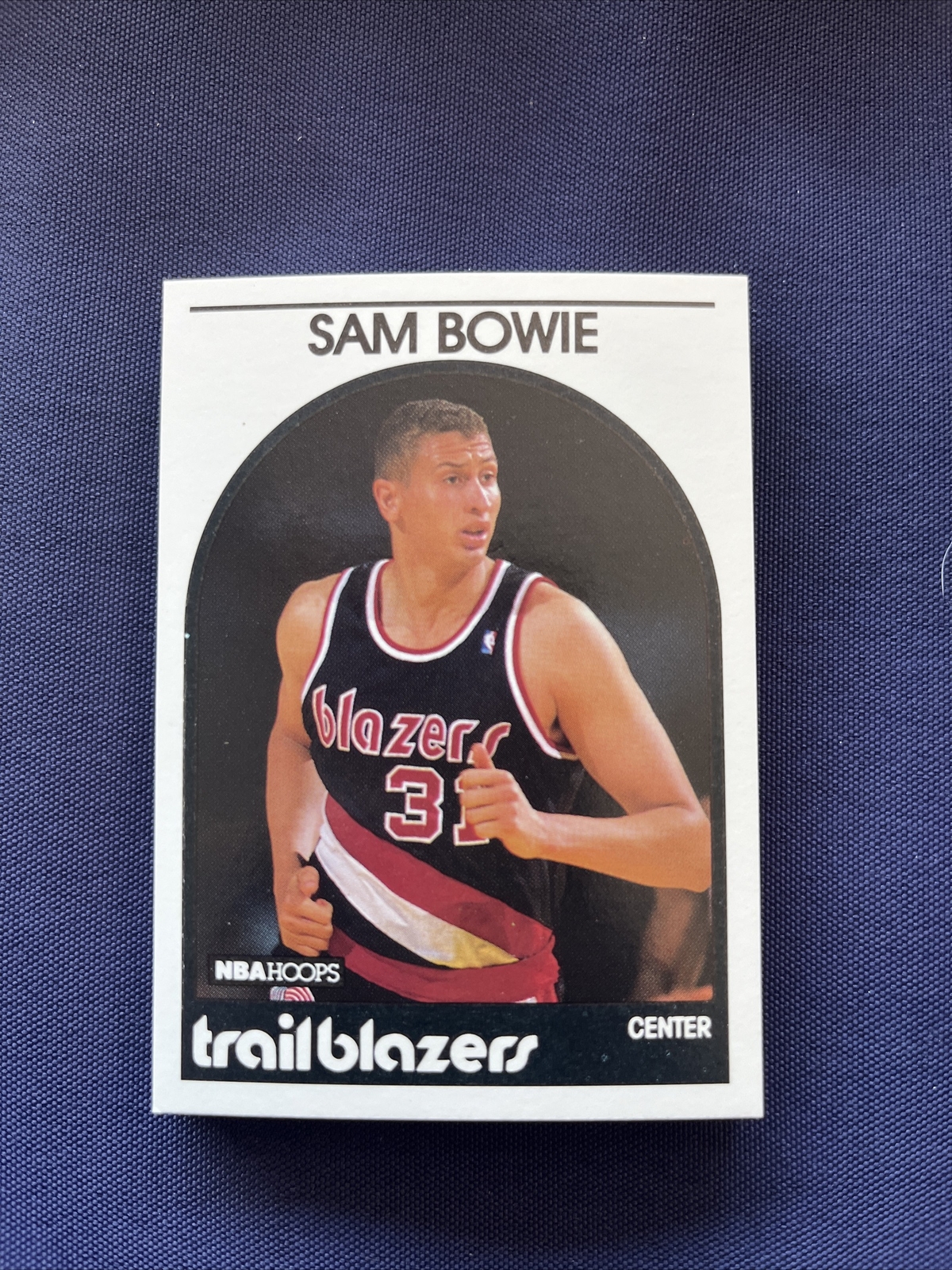 1989-90 NBA Hoops Basketball Sam Bowie #111 Portland Trail Blazers | eBay