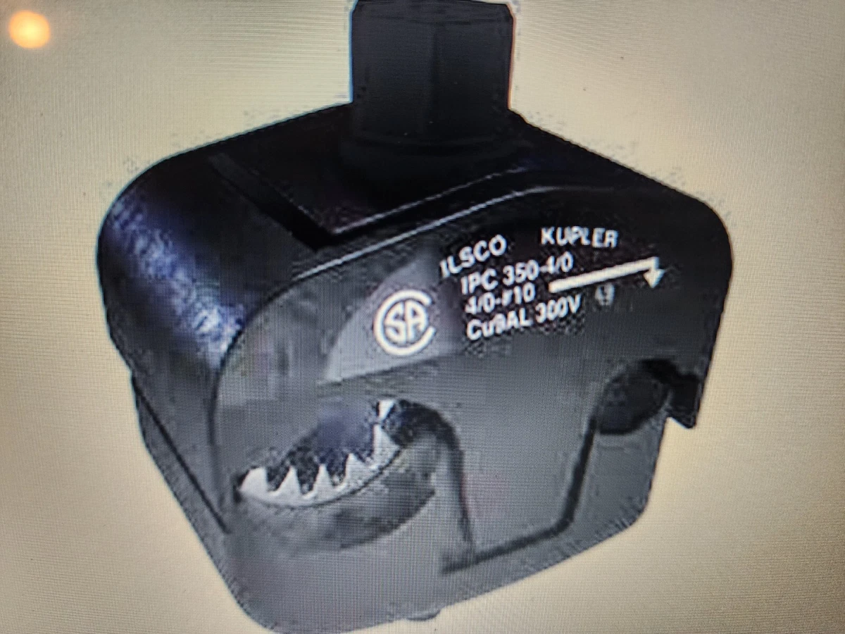 Ilsco IPC-350-4/0 KUP-L-Tap Insulation Piercing Copper, 50% OFF