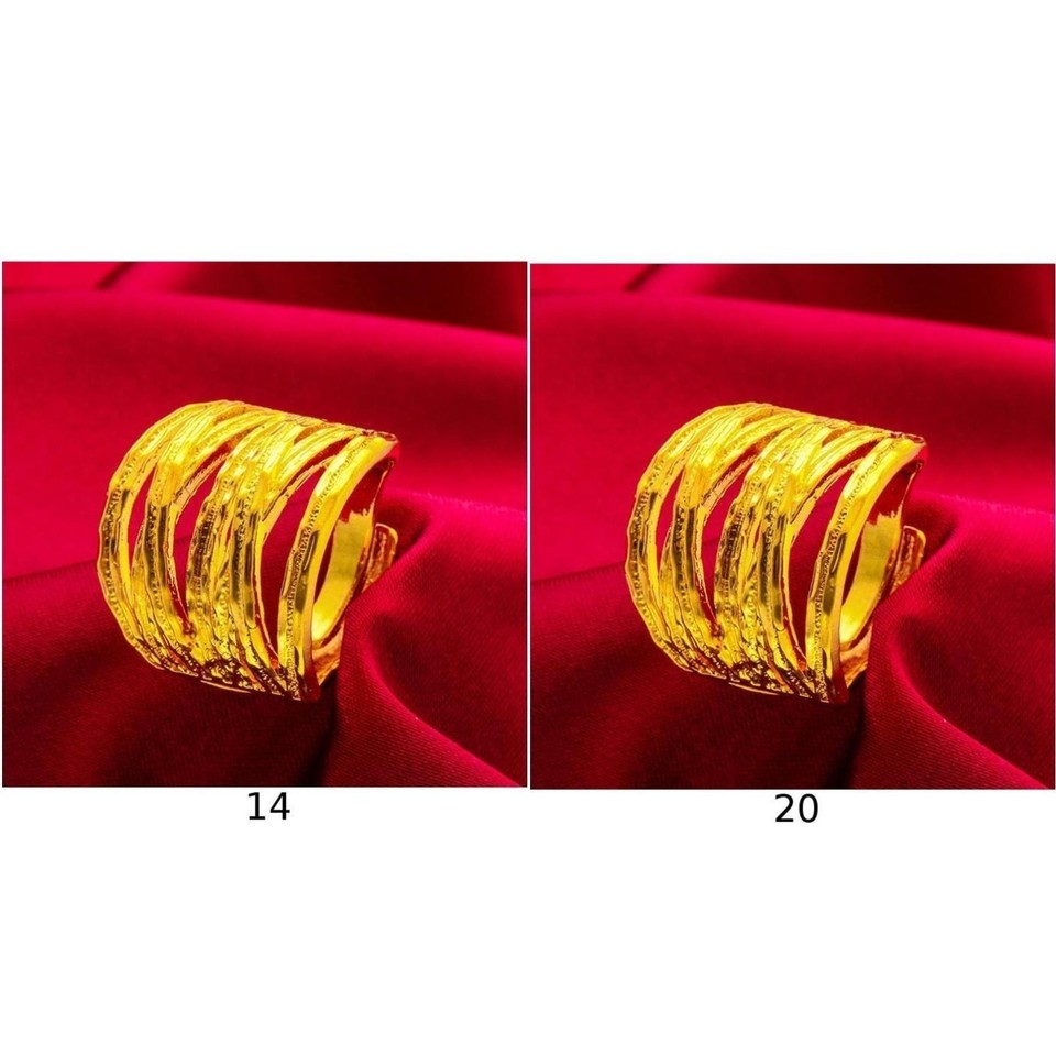 Contemporary Copper Ring with Elegant Gold Finish for Fashion Enthusiasts | eBay UK