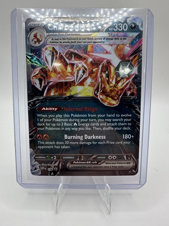 Charizard ex 196 Holo - Scarlet & Violet Black Star Promo - Pokémon TCG ...