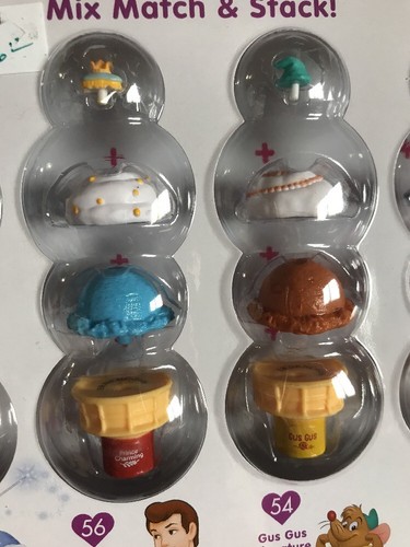 2 Disney D-Lectables: Cinderella And Rapunzel collection #1 And Cupcake ...