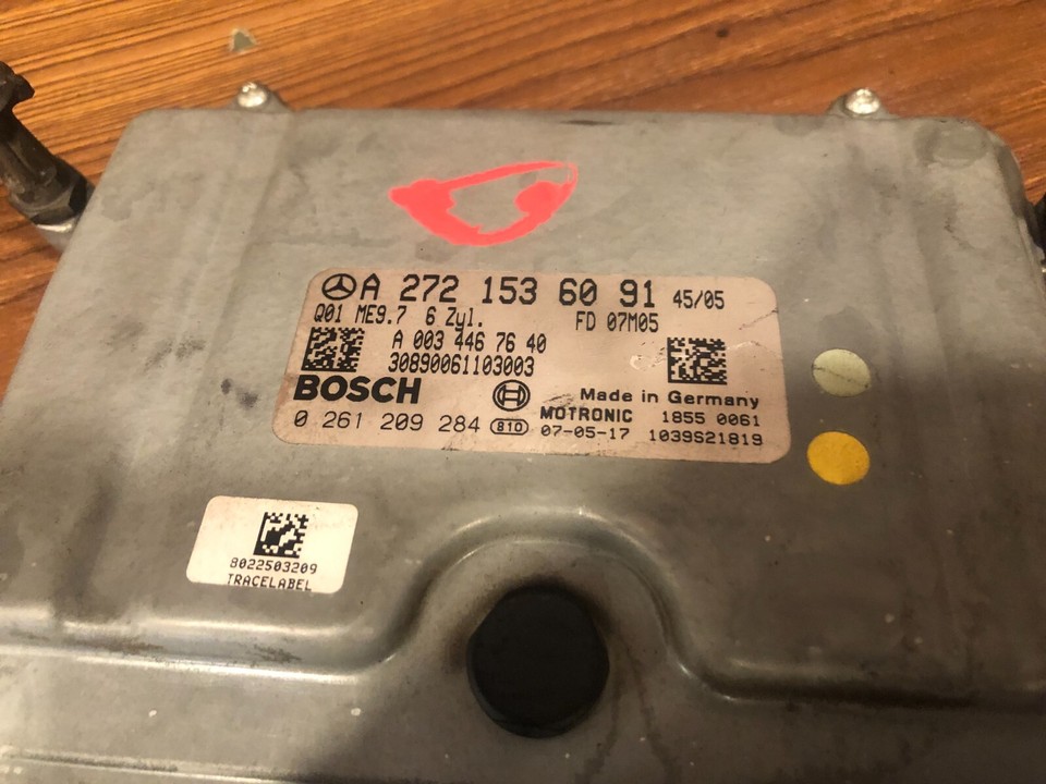 06-09 MERCEDES BENZ W251 W164 R350 ML350 ENGINE DME ECU ECM CONTROL ...