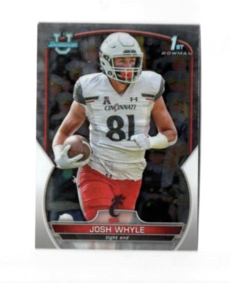 2022 Bowman U Chrome 1st JOSH WHYLE Cincinnati Bearcats card #89 Mint ...