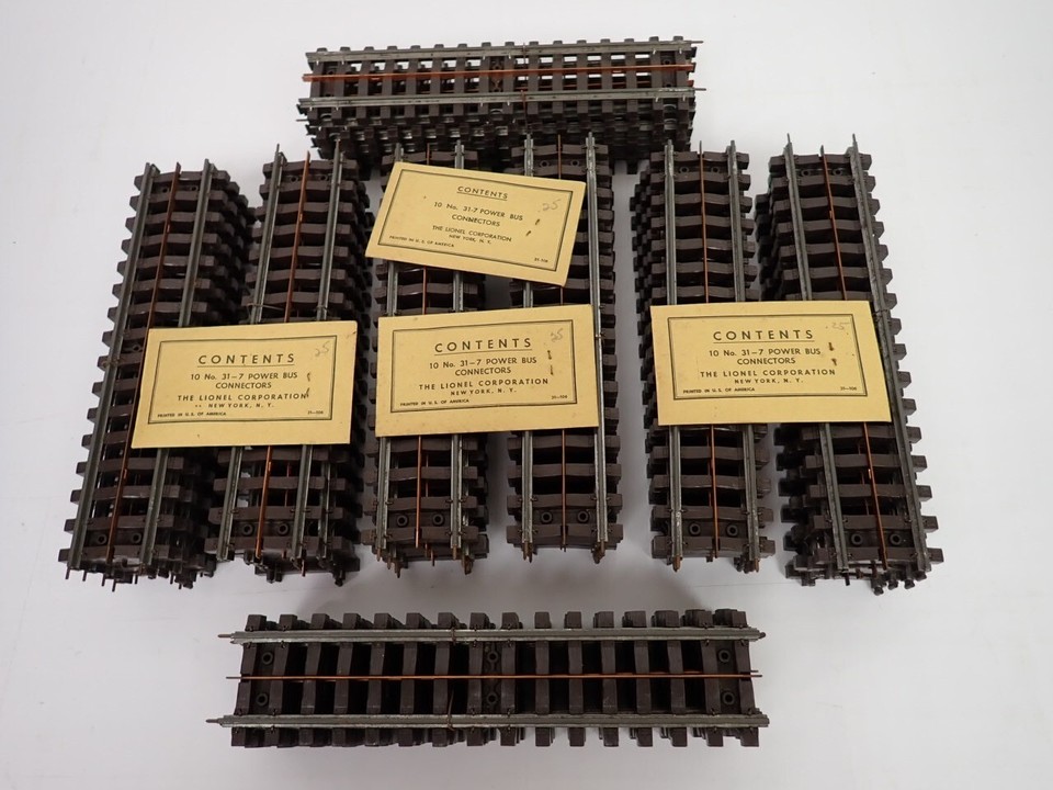 Lot Of 40 Postwar Lionel O Gauge Super O Straight Track Sections W/ #31 ...