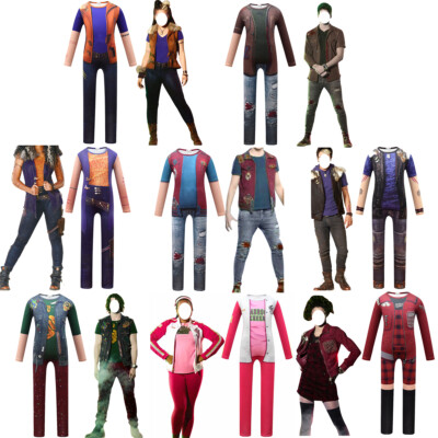 Cosplay Zombies 2 Addison Zed Willa Jumpsuit Halloween Kids Boys ...