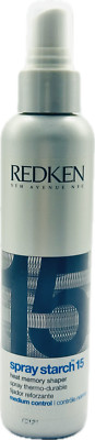 Redken Spray Starch #15 heat memory shaper 5 fl oz Bottle | eBay