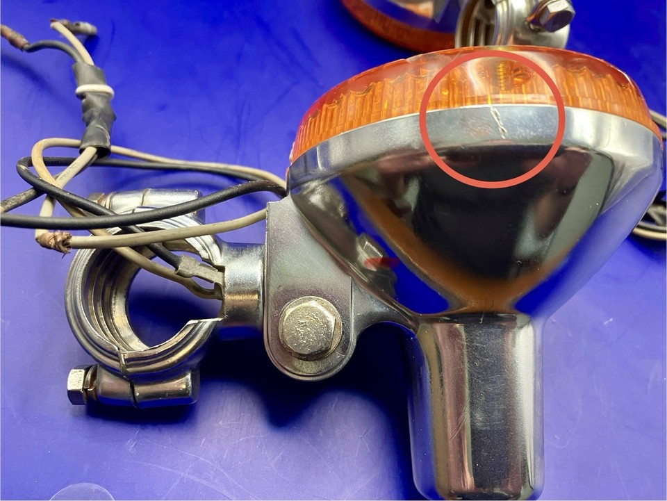 Kawasaki F6 F7 F9 F11 G5 KE Front & Rear Turn Signal Set Beautiful ...