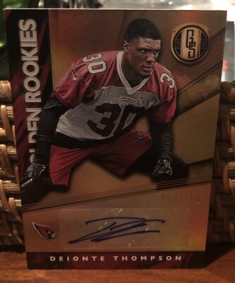 2019 Panini Gold Standard Golden Rookies Autograph Deionte Thompson ...