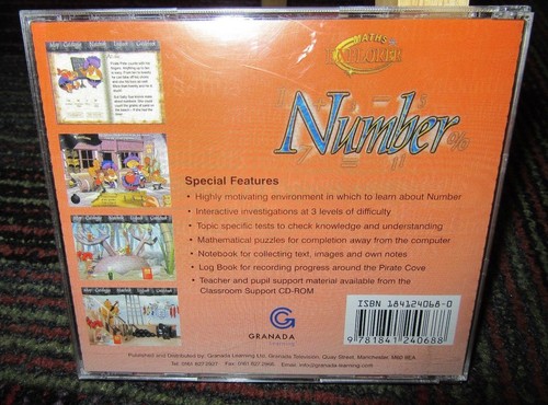 MATHS EXPLORER: NUMBER PC CD-ROM BY GRANADA LEARNING 1999, FOR WINDOWS ...
