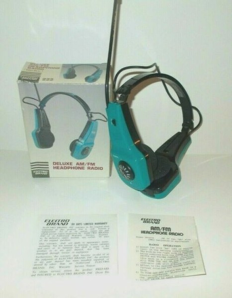 Vintage Electro BRAND Am/fm Radio Headphone Model 222 Yellow for sale ...