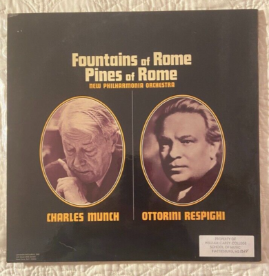 Respighi Fountains Of Rome Program Notes
