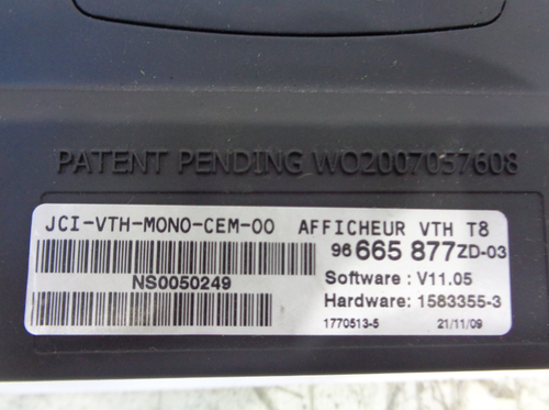 PEUGEOT 3008 5008 Heads Up Display 96665877 ZD-03 | eBay