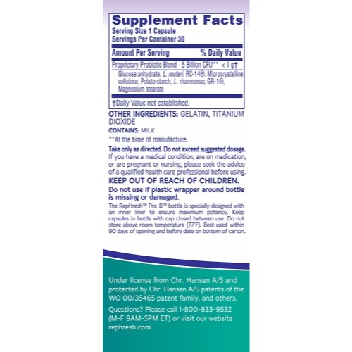 Rephresh Pro B Probiotic Feminine Supplement 30 Capsules - 1 Per Day | eBay